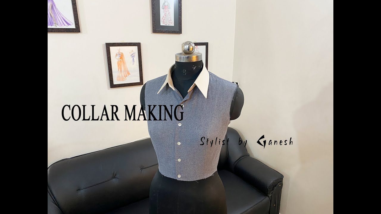 Collar Making | Collar neck Stitching | collar | Shirt Collar - YouTube