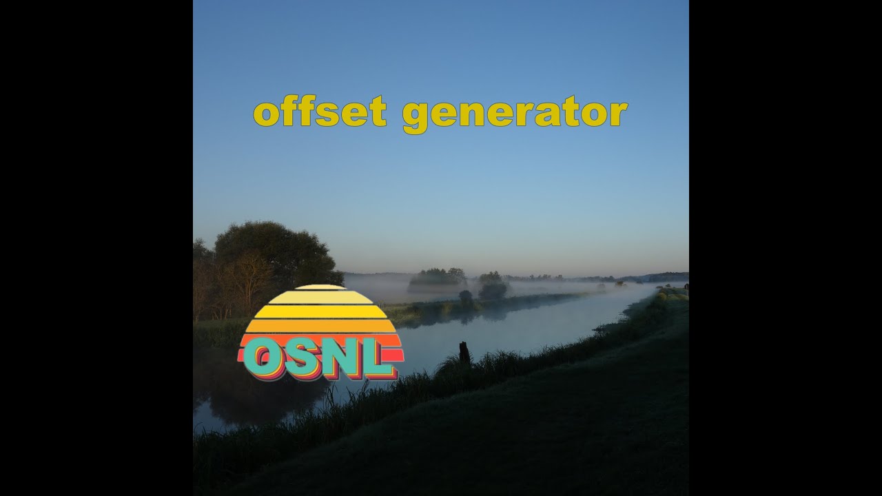 Osnl Offset Generator Youtube 4282