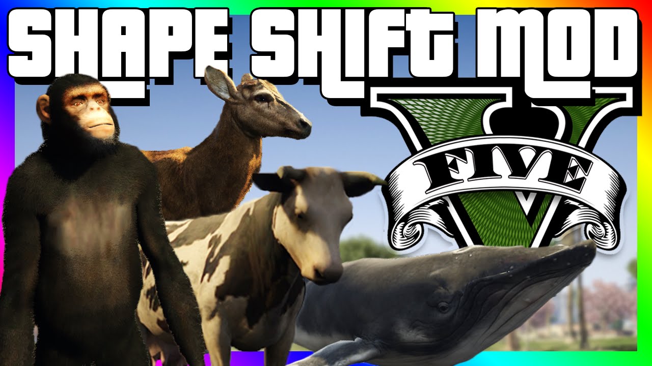 GTA 5 SHAPE SHIFTING MOD | GTA 5 PC Mod Showcase (FIRST EVER GTA 5 PC ...
