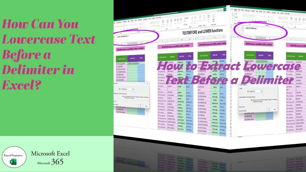 How to Extract Lowercase Text Before a Delimiter - YouTube