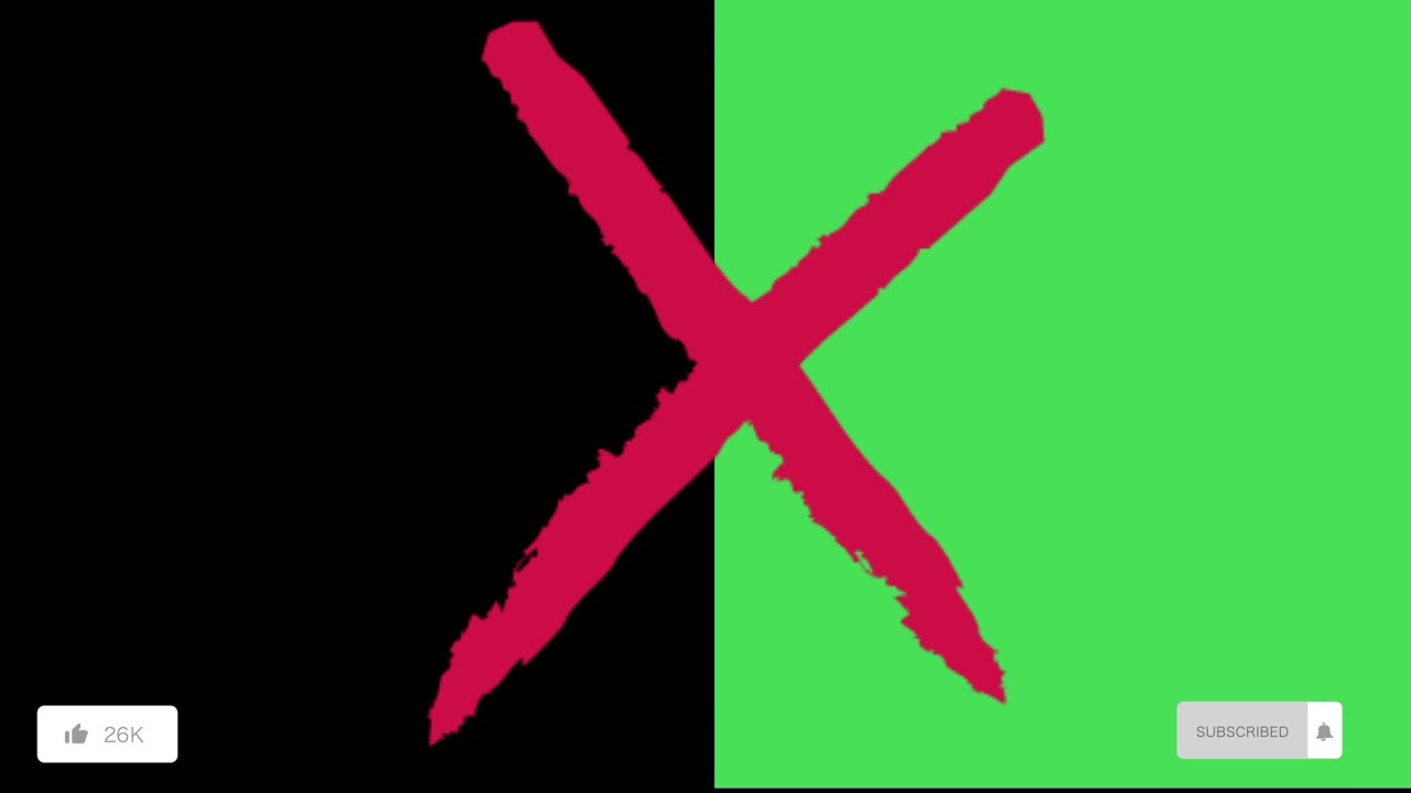 4K Free Red Cross Mark Green Screen Video /|\ Creative Commons /|\ No ...