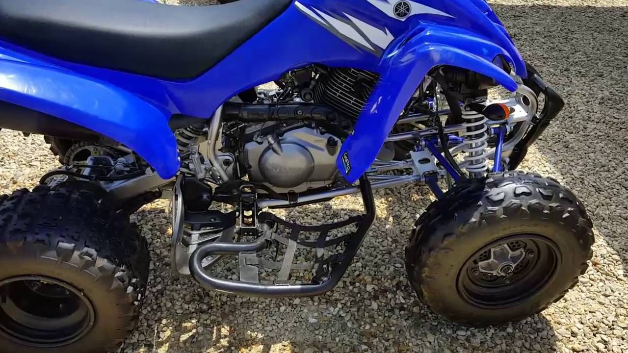 yamaha raptor 350 azul - YouTube