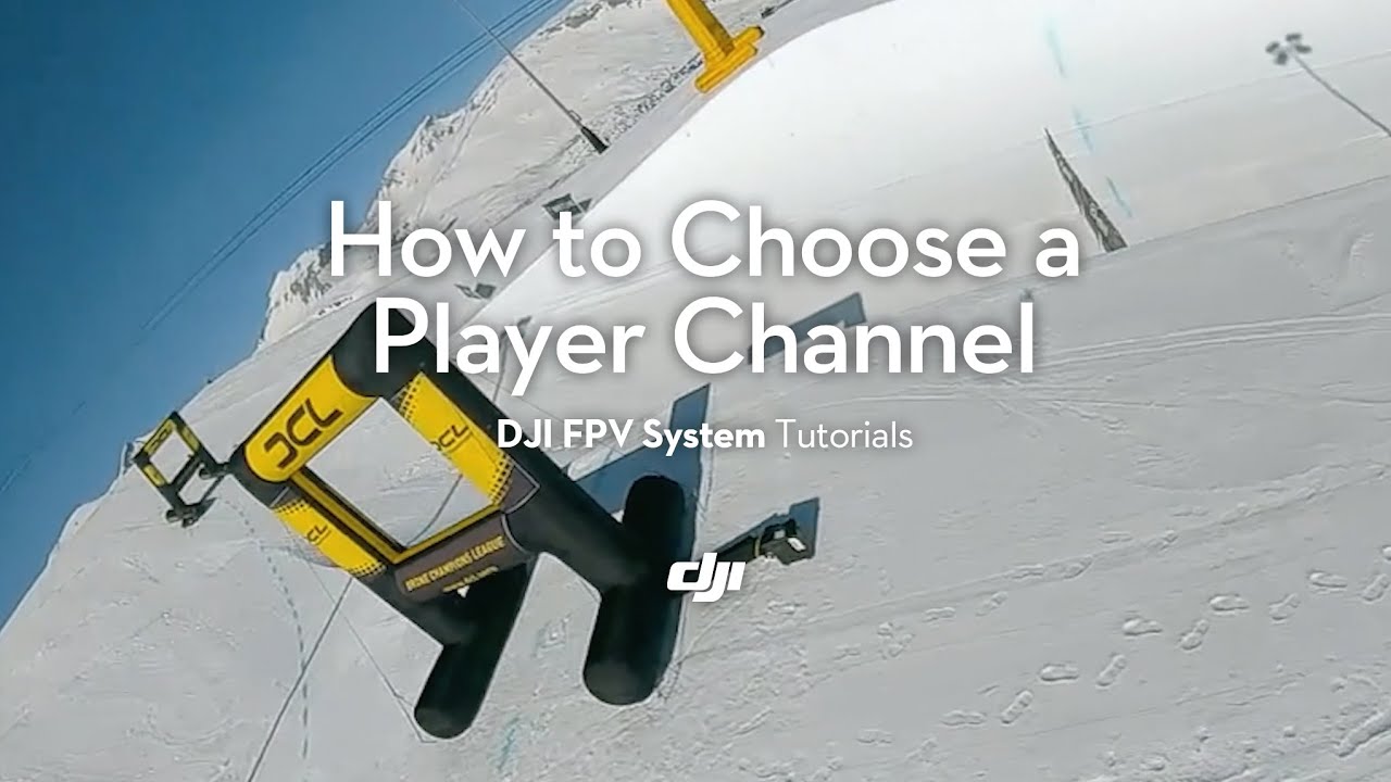 DJI FPV System | How to Choose a Player Channel - YouTube