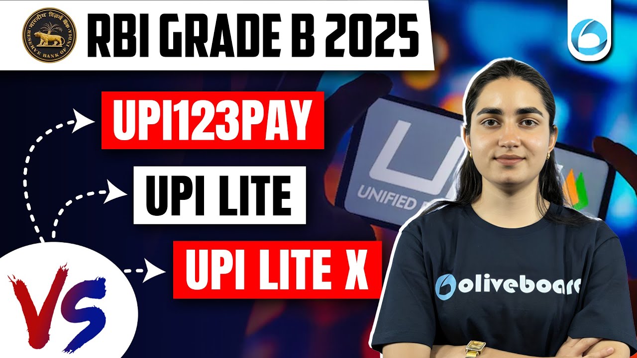 UPI123 vs UPI Lite vs UPI Lite X | Key Differences | RBI Grade B 2025 ...
