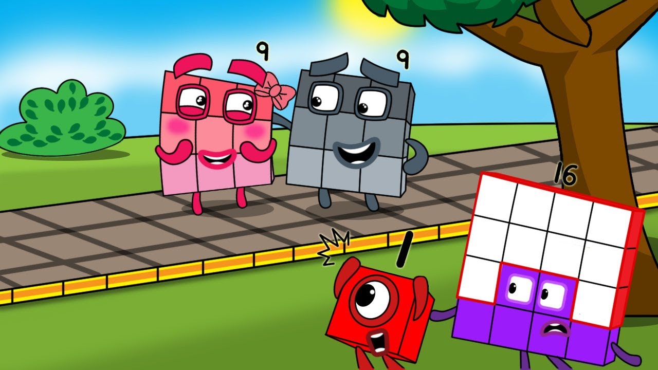 Numberblocks 9 Has A Twin Sister | Numberblocks fanmade coloring story ...