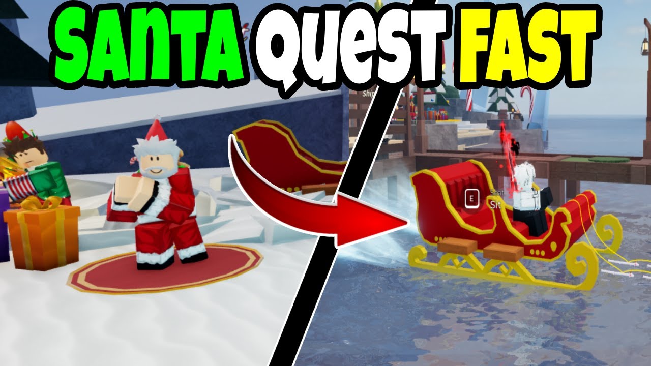 TIPS + LOCATIONS Complete Santa's Quest in Fisch Fast! - YouTube