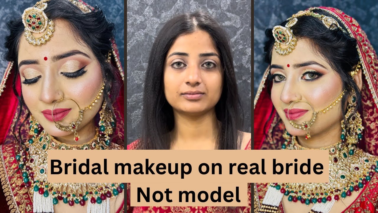 Full bridal makeup step by step | real bride par makeup | bridal makeup ...