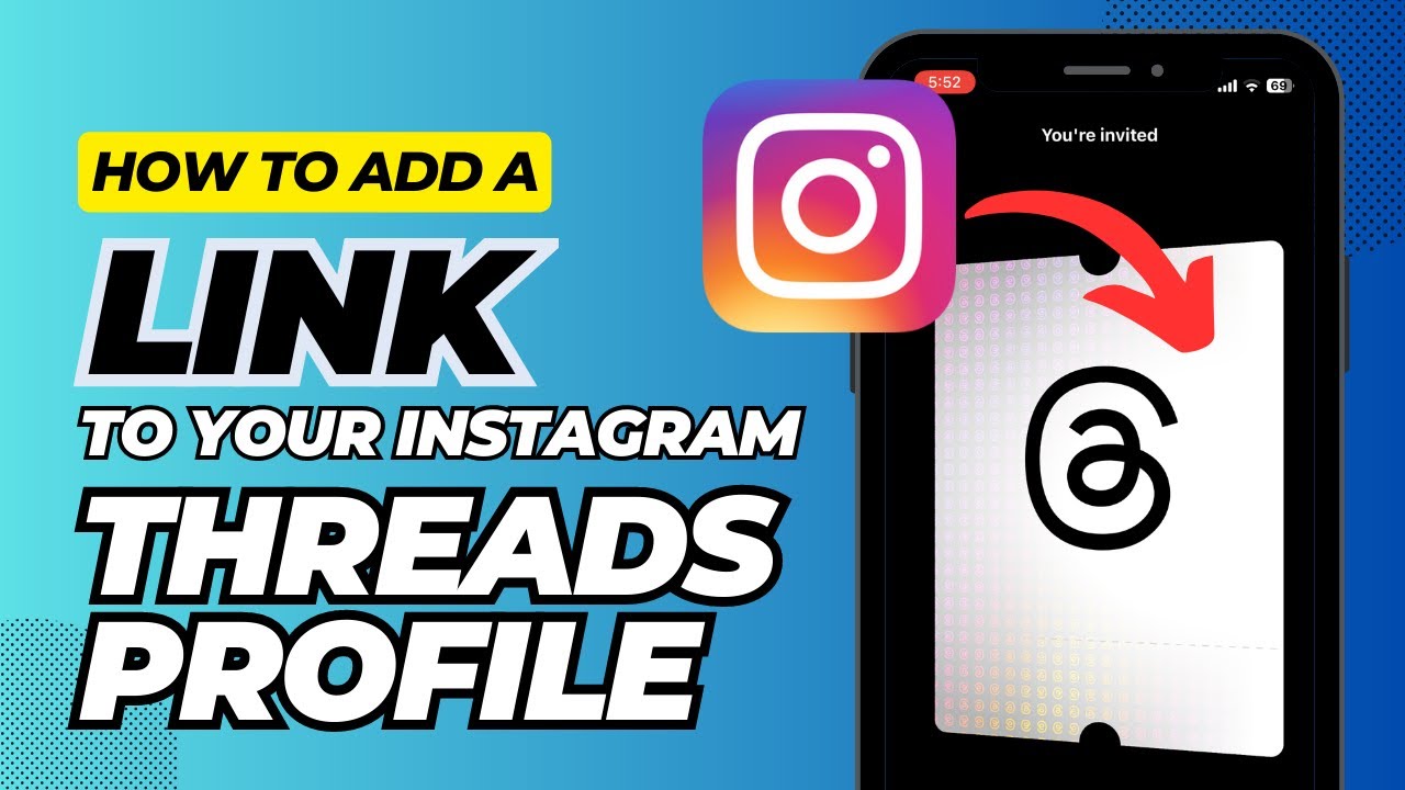 How To Add a Link To Your Instagram Threads Profile - YouTube