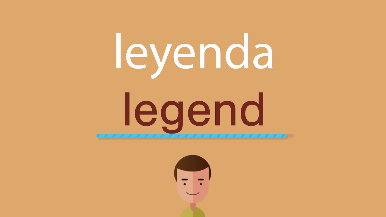 Cómo se dice leyenda en inglés - YouTube