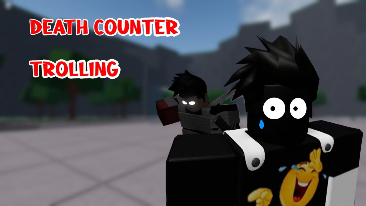 Death COUNTER Trolling IN The Strongest Battlegrounds | Roblox - YouTube