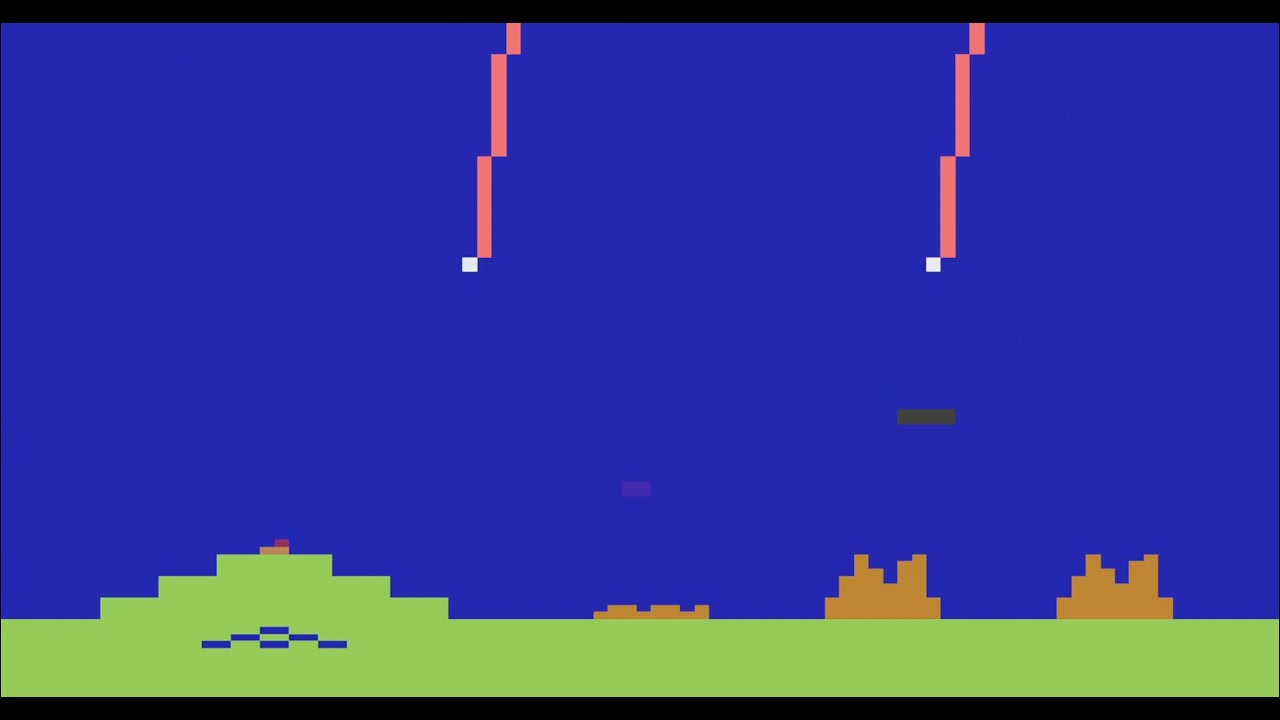 Missile Command Gameplay Atari 2600 - YouTube