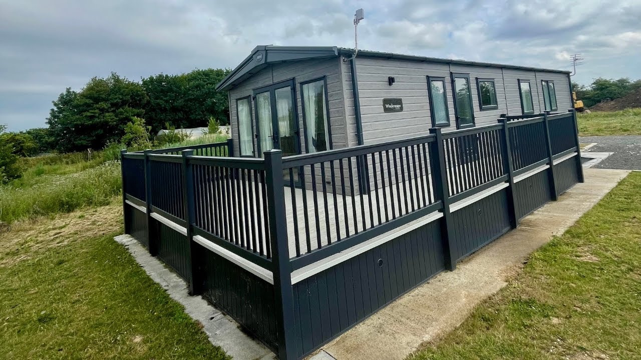 Tour This Stunning 40x13ft 2-Bed Static Caravan Lodge Sited With A Ramp ...