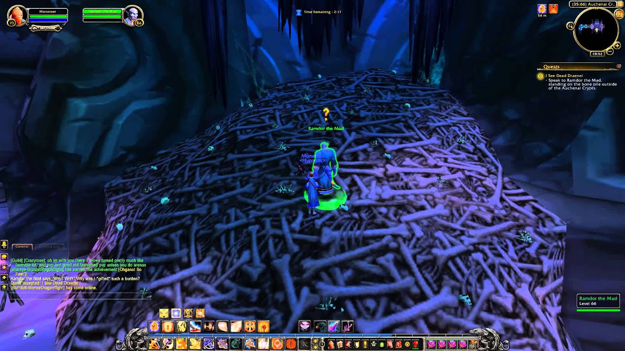 Quest 769: I See Dead Draenei (WoW, human, paladin) - YouTube