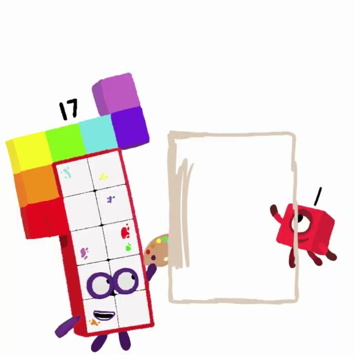 numberblocks Seventeen painting one - YouTube