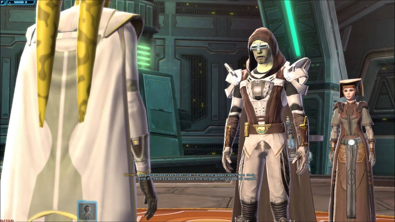 SWTOR JK Guard DS Makeb Intro Quest - Trouble in Paradise - YouTube