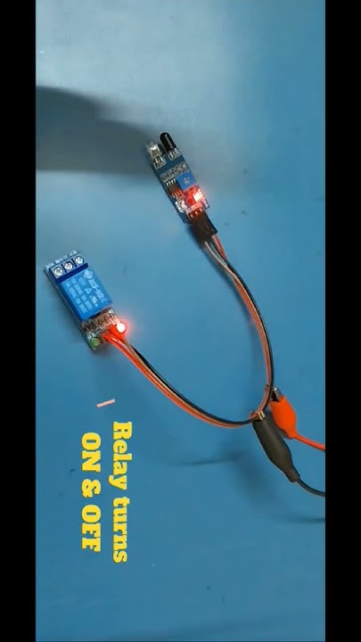 IR Sensor project with Single Channel Relay module - YouTube