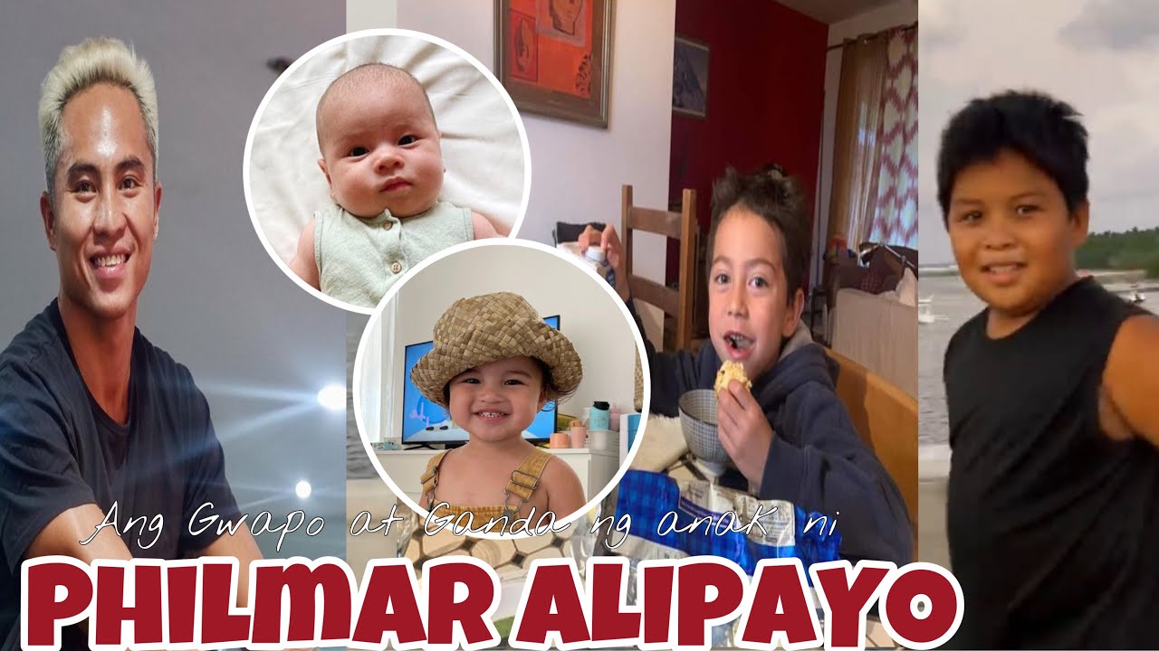 SILA ANG MGA ANAK NI PHILMAR ALIPAYO ️ ANG GWAPO AT GANDA NG MGA ANAK ...