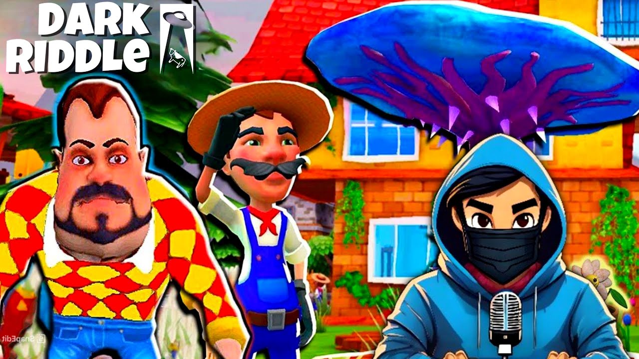 I Found Disturbing Secrets in Neighbor's Garage || Dark Riddle Gameplay ...