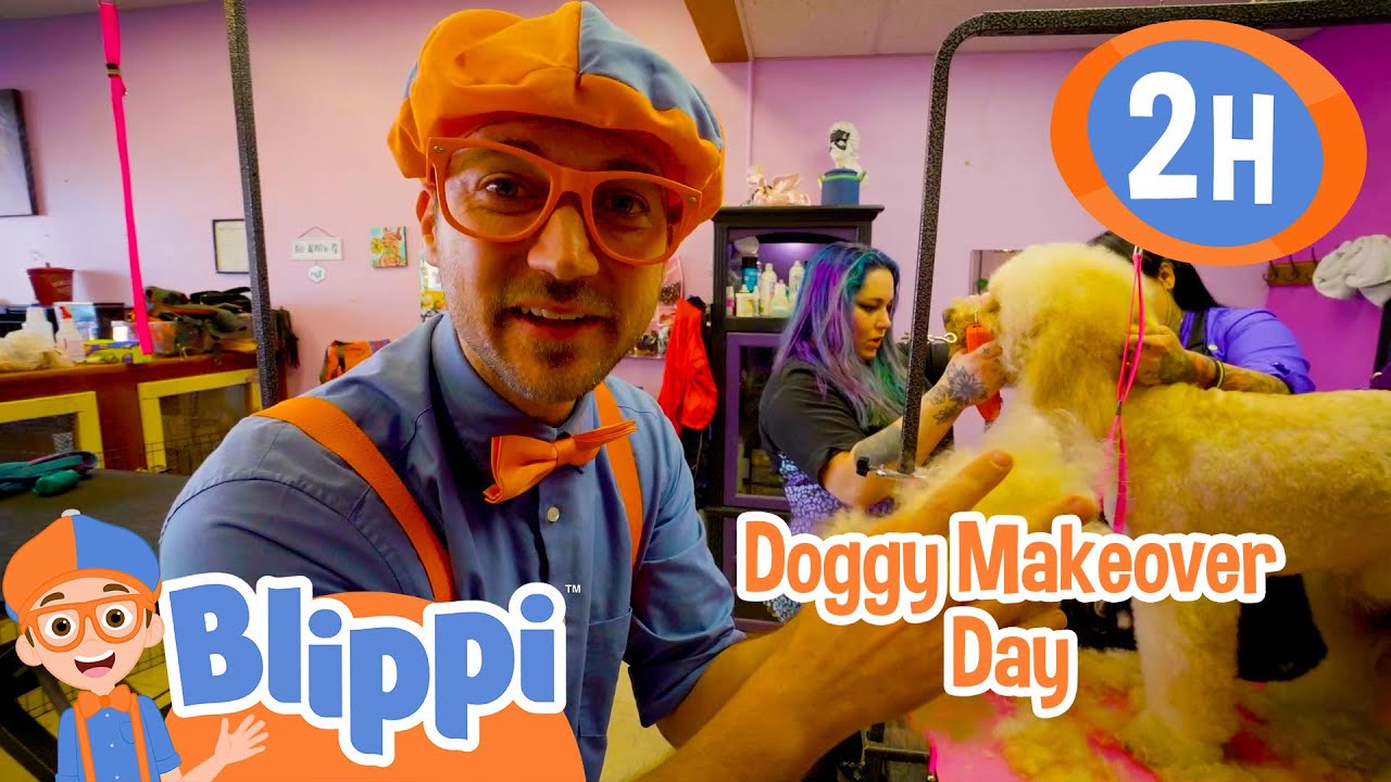 Blippi Pet Care Day | Learning English with Blippi | Language Learning ...