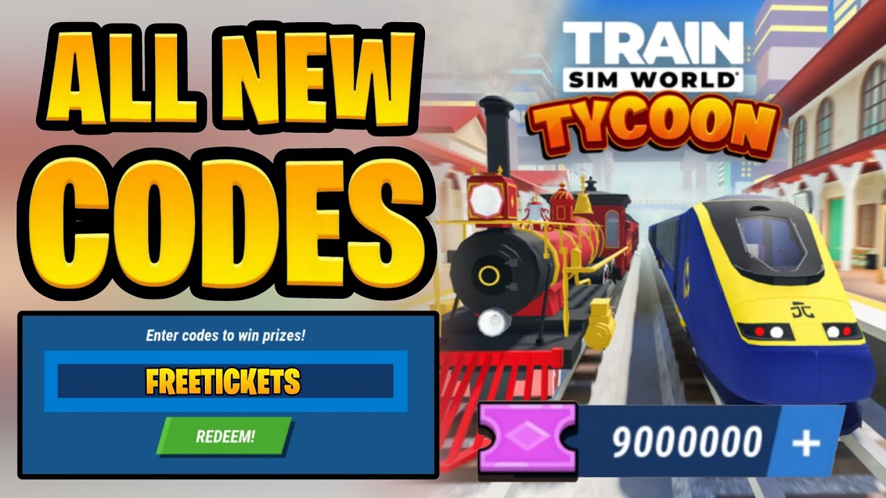 *NEW* ALL WORKING CODES FOR TRAIN SIM WORLD TYCOON IN 2024! ROBLOX TRAIN SIM WORLD TYCOON CODES ...