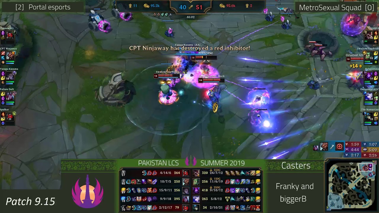 Pakistan LCS - Semi Final Match 1 (Portal Vs Metx) - YouTube