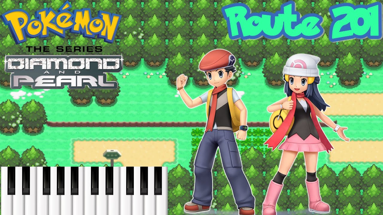 Pokemon Diamond/Pearl/Platinum Sinnoh Route 201 Piano - YouTube