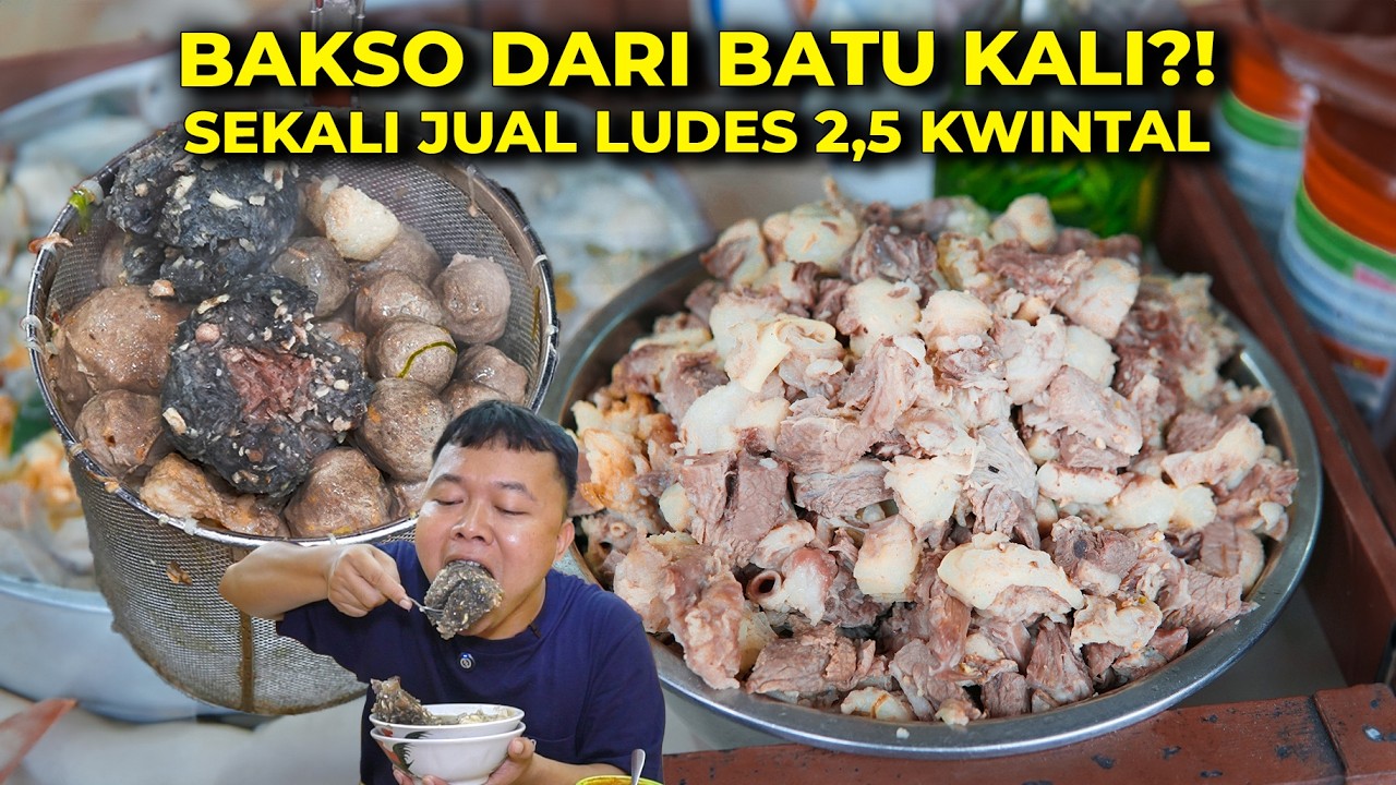 Bakso Hitam Pekat Langganan Para Artis, Sehali Ludes 2,5 Kwintal ...