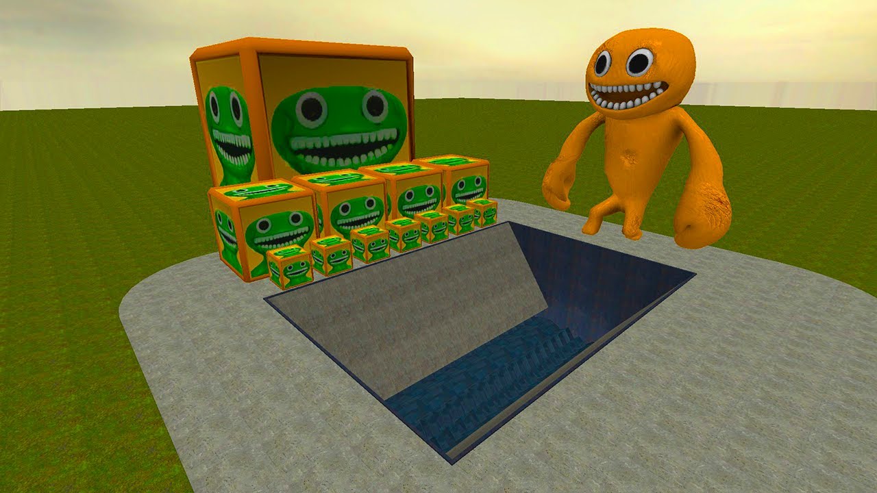 GARTEN OF BANBAN 2 LUCKY BLOCKS VS SHREDDER In Garry's Mod! - YouTube