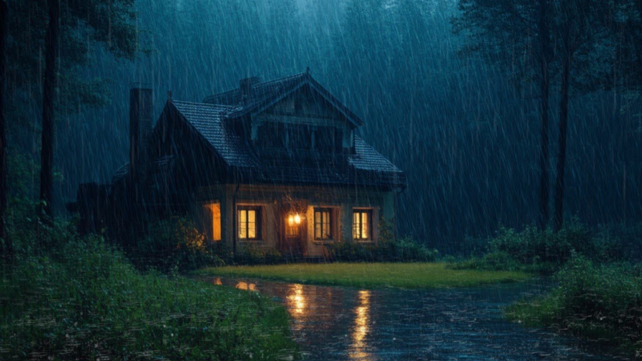Instant Sleep with Rain and Storm Sounds - Fall Asleep in Minutes with ...