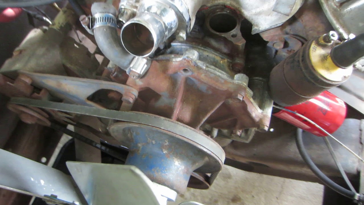 Starting 289 timing chain replacement - YouTube