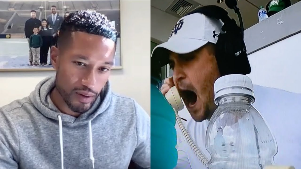 Marcus Freeman on viral video of Tommy Rees yelling at Drew Pyne ...