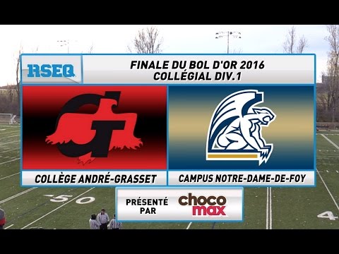 Bol dOr Football Collegial 1 C Andre Grasset vs C Notre Dame de Foy ...