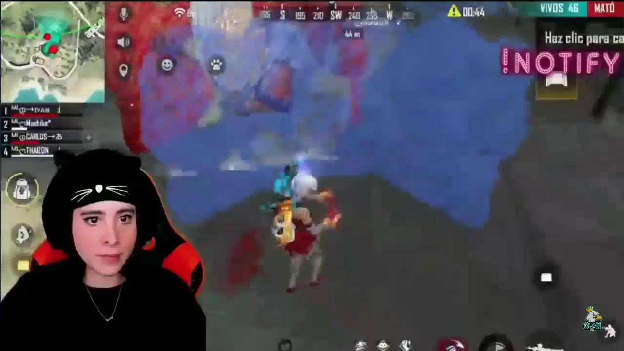 Machika se pone triste al no saber jugar bien free fire - YouTube
