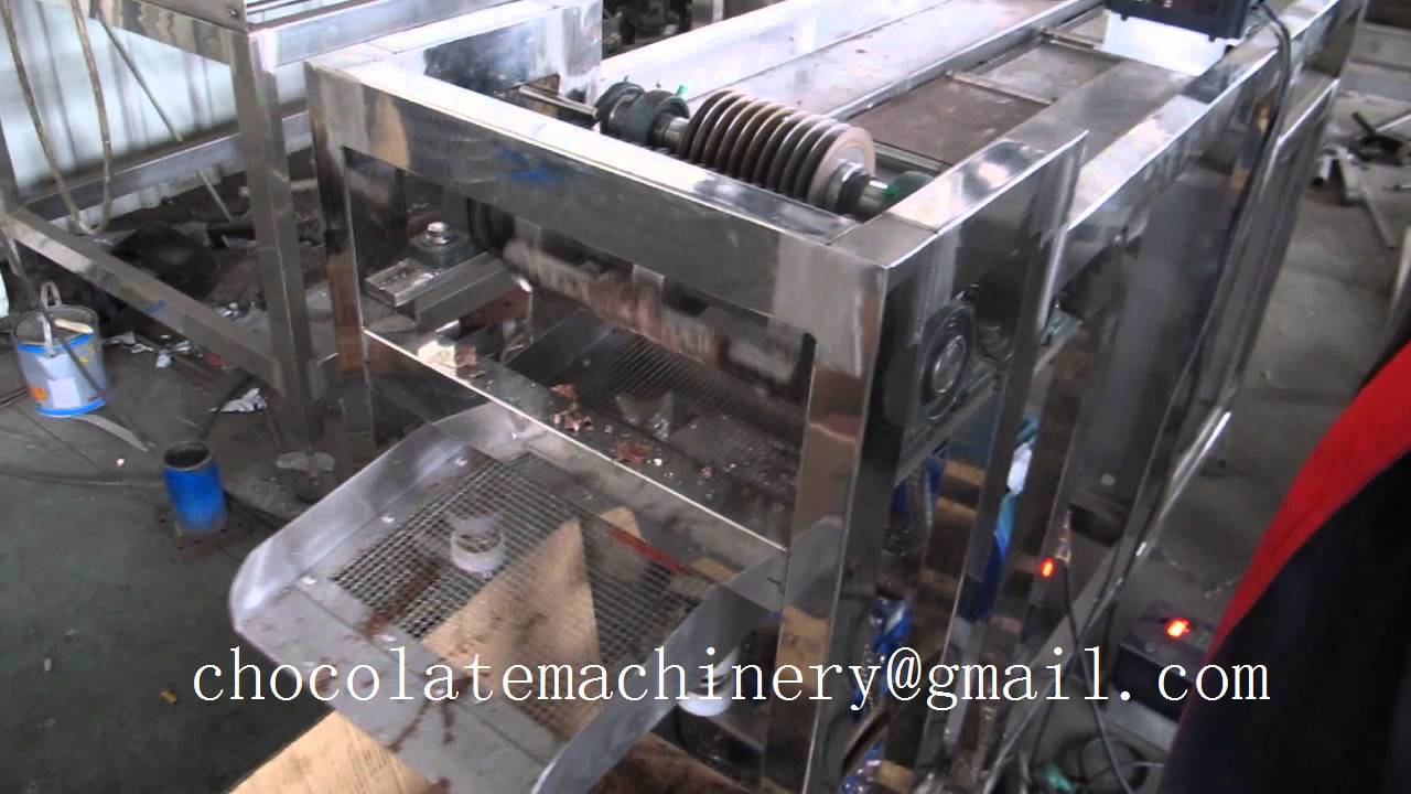 chocolate breaking machine - YouTube