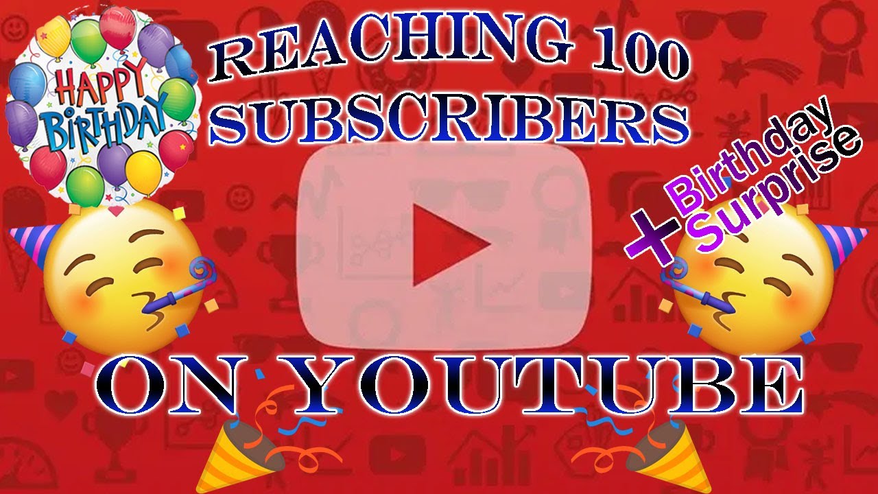 100 Subscribers Special +Birthday Celebration - YouTube
