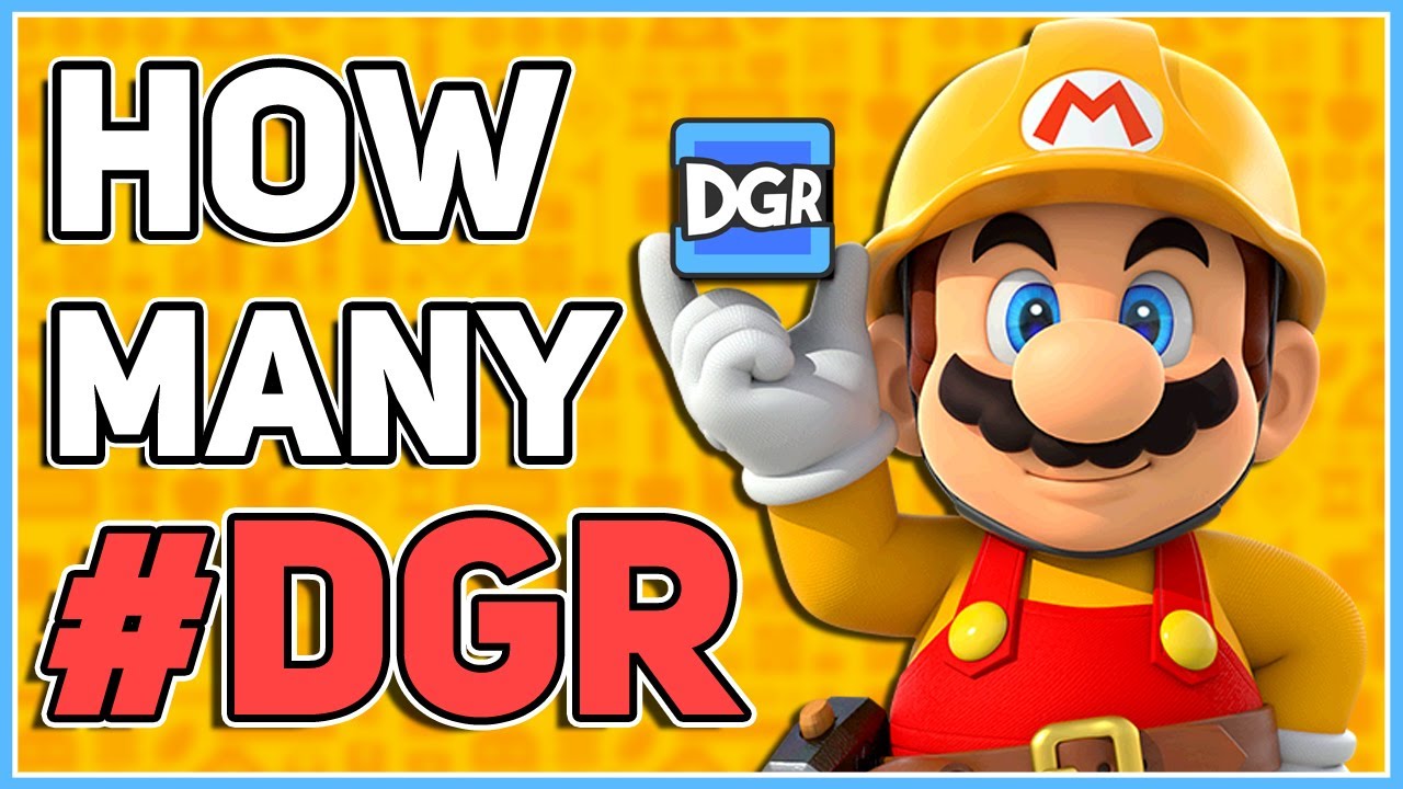 Exactly How Many DGR Levels Are In Mario Maker 2...? - YouTube