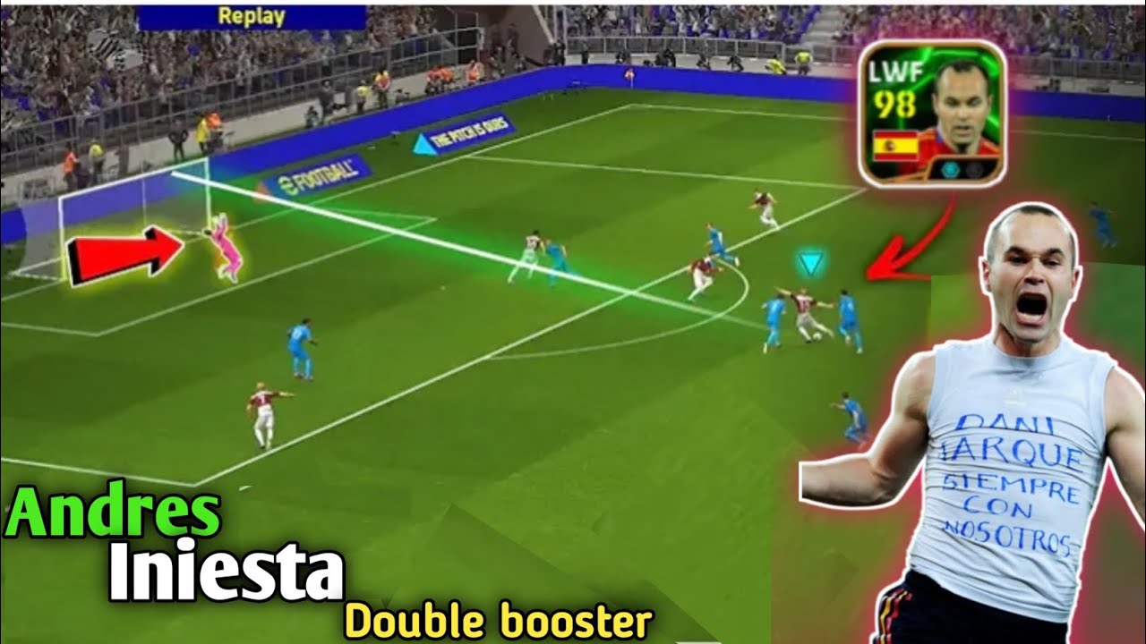 OMG!! Epic 98 Double Booster A.INIESTA Good in rising Shots - YouTube