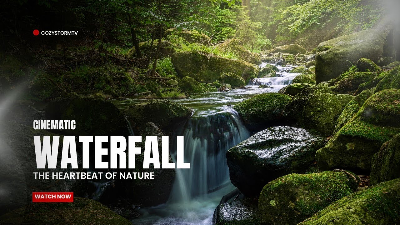 The Most Peaceful Waterfall on Earth 🌍💤 (Heals Anxiety & Insomnia ...