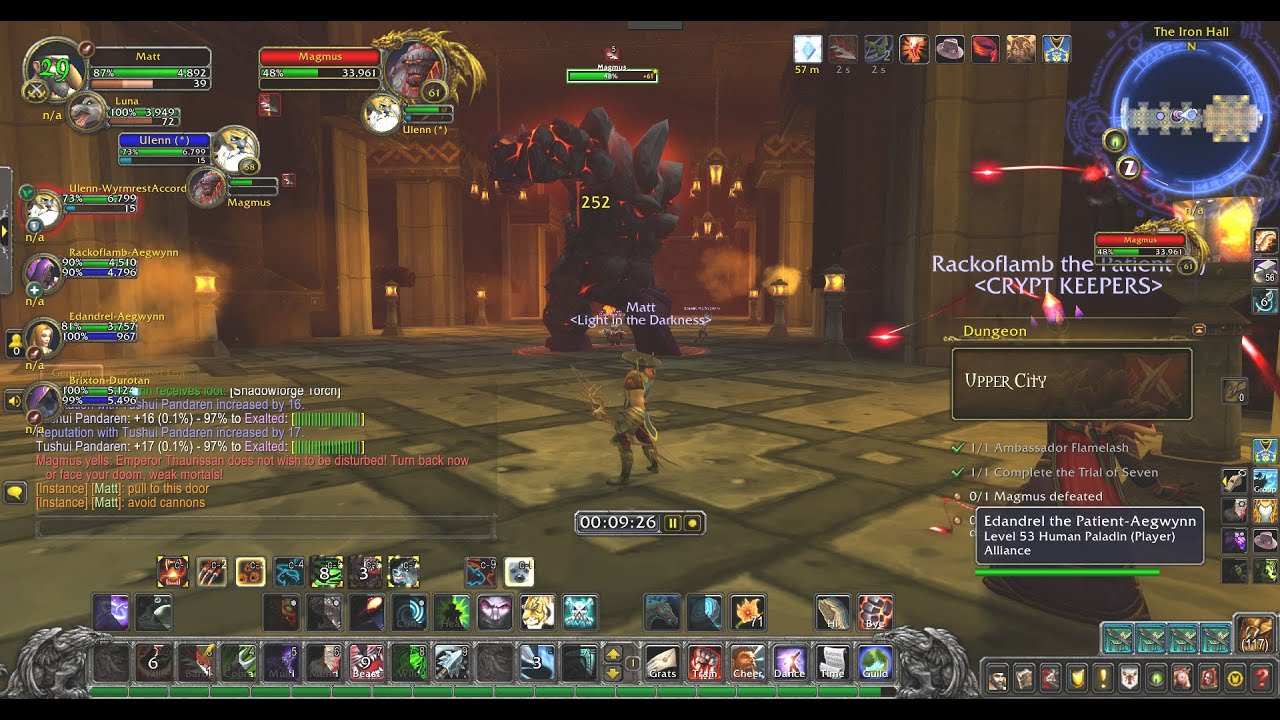 Blackrock Depths Upper City Dungeon Guide for World of Warcraft - YouTube