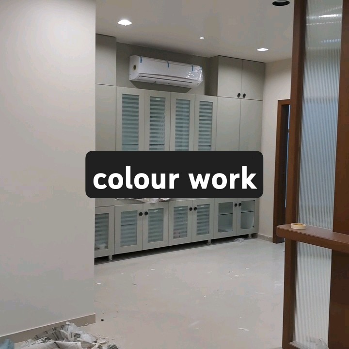 polish p u pellate royale colour work#asianpaint #spraywork # ...