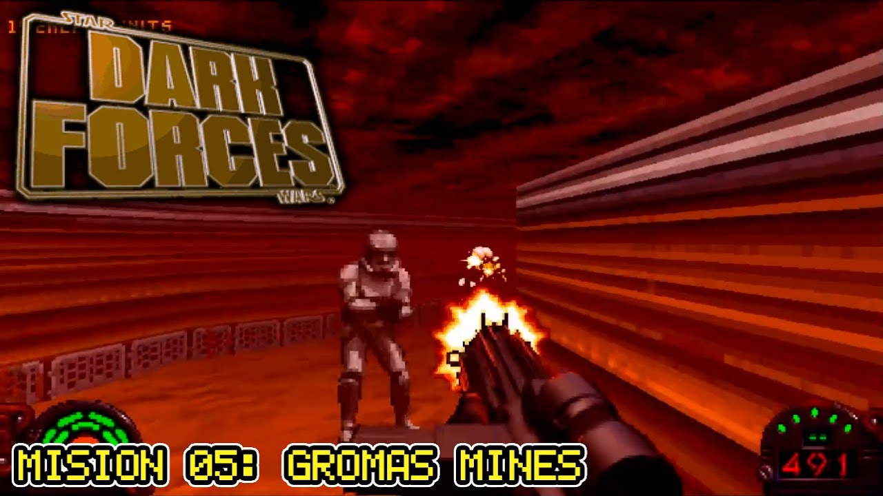 Star Wars: Dark Forces (The Force Engine) - Misión 05 Gromas Mines ...