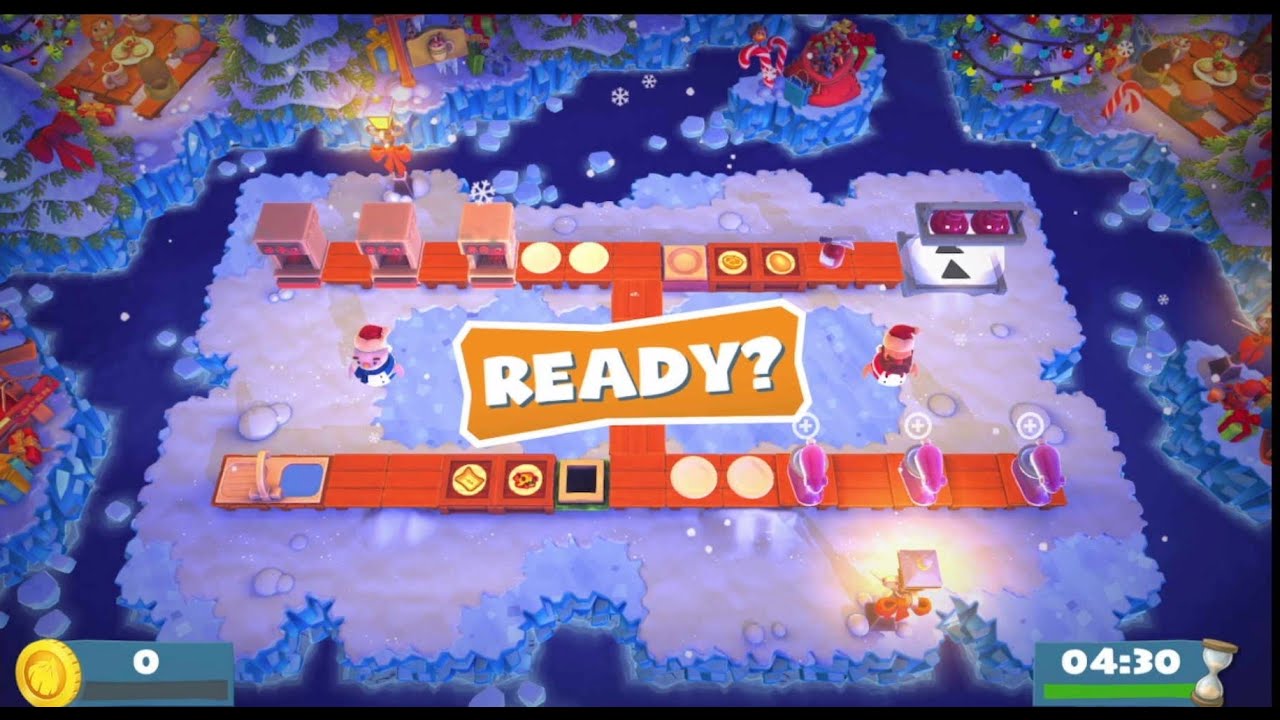 Overcooked! 2 Christmas 1-4 Jen & Milk Pan (Score: 3200 / Nintendo ...