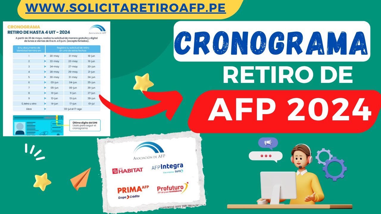 Cronograma OFICIAL de RETIRO de AFP | Retiro de AFP 4 UIT Calendario ...