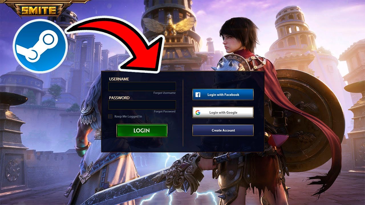 Abrir Launcher de Smite desde Steam e Iniciar sesión con diferentes ...