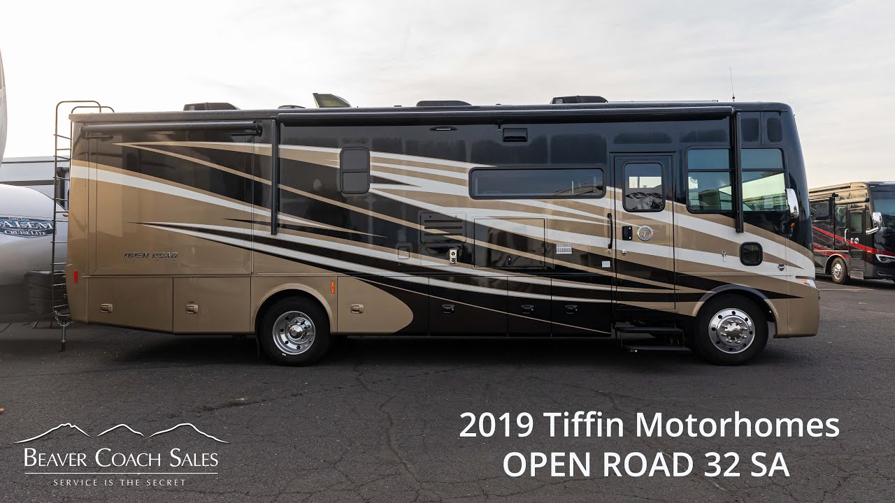 2019 Tiffin Motorhomes OPEN ROAD 32 SA - Luxury Class A RV - YouTube
