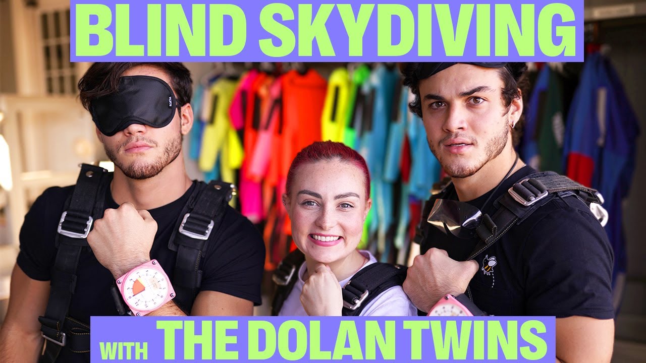 Blindfolded Skydiving w/ The Dolan Twins! - YouTube