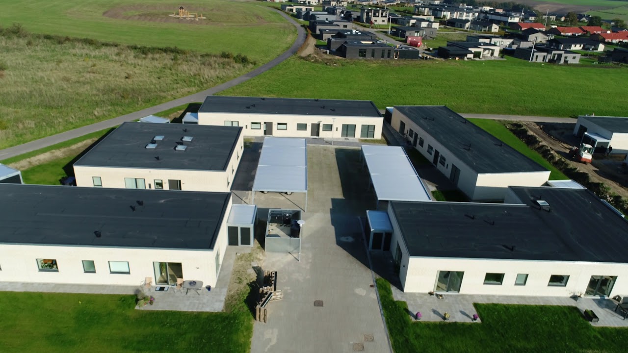 Mk Huse opføre 36 rækkehuse på asmild mark 136, viborg - YouTube