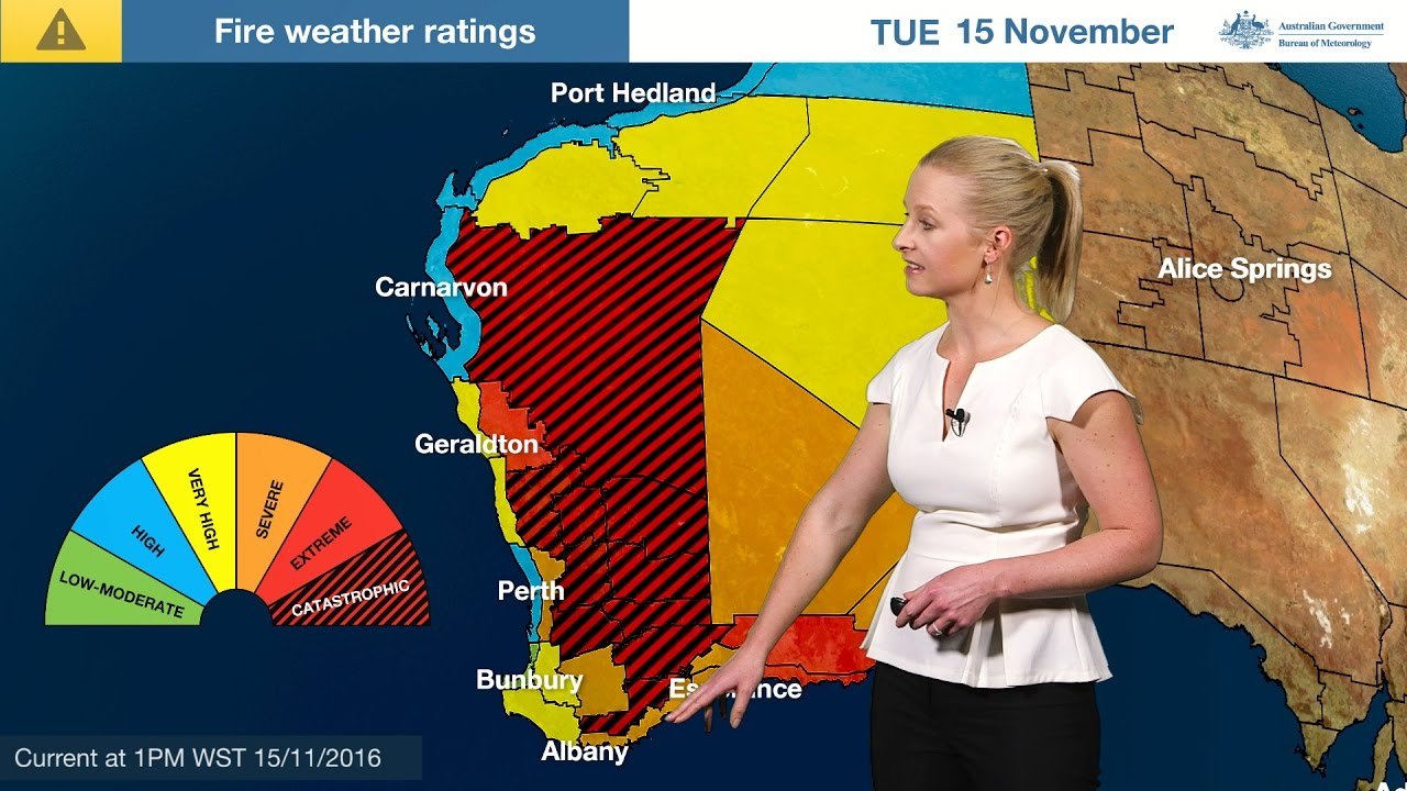 ⚠Weather Update: Dangerous fire weather conditions for Western ...