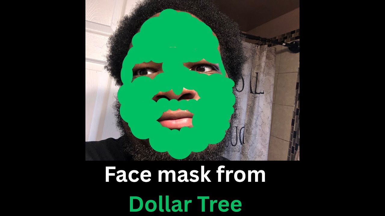 Using a face mask from Dollar Tree - YouTube