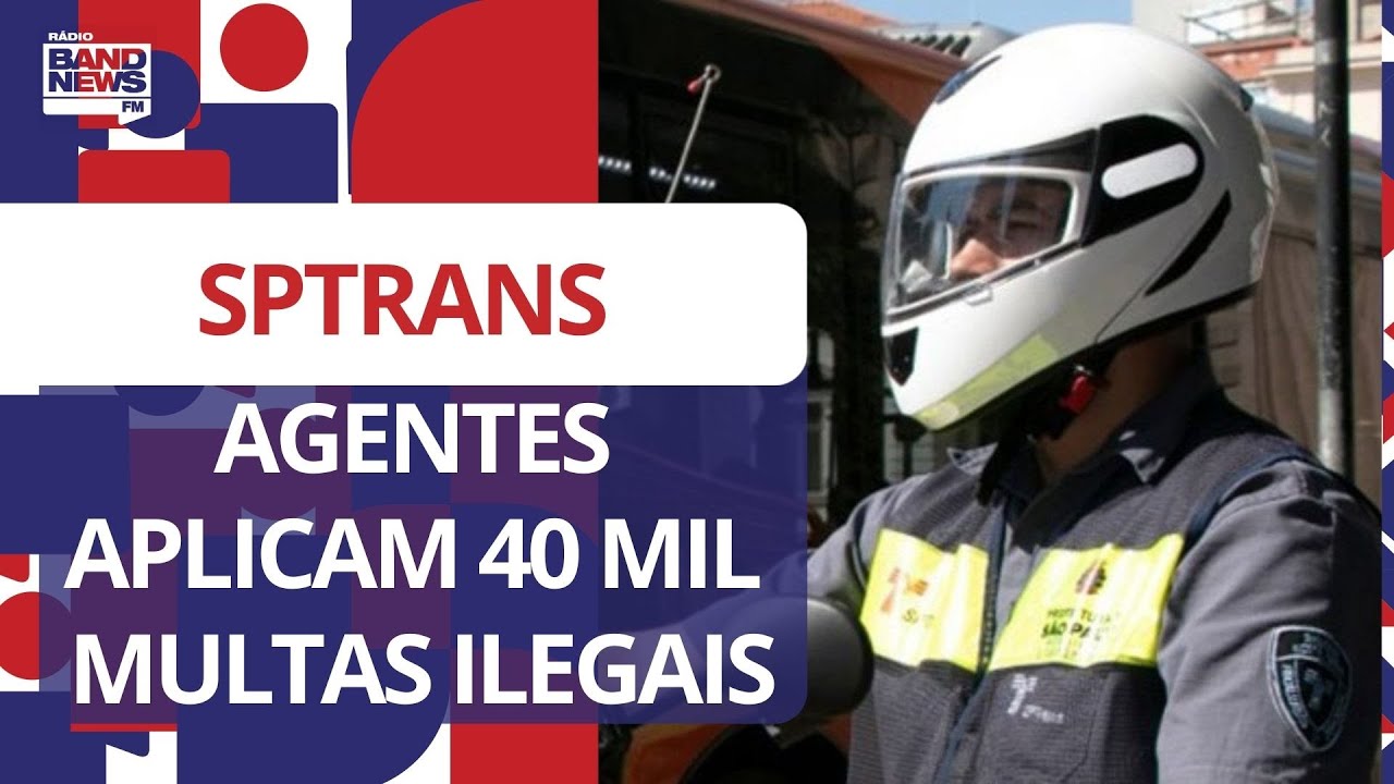 Agentes da SPTrans aplicam 40 mil multas ilegais por ano - YouTube